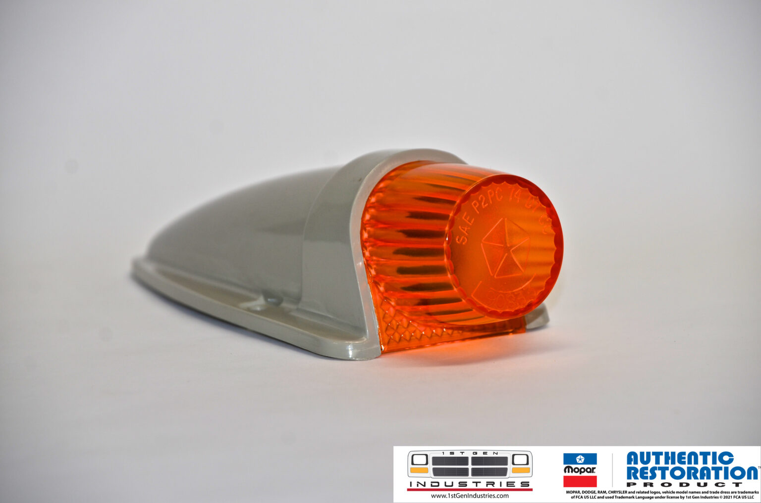 1974-1993 Cab Clearance Lights - Factory Gray Housing with Amber Lens ...