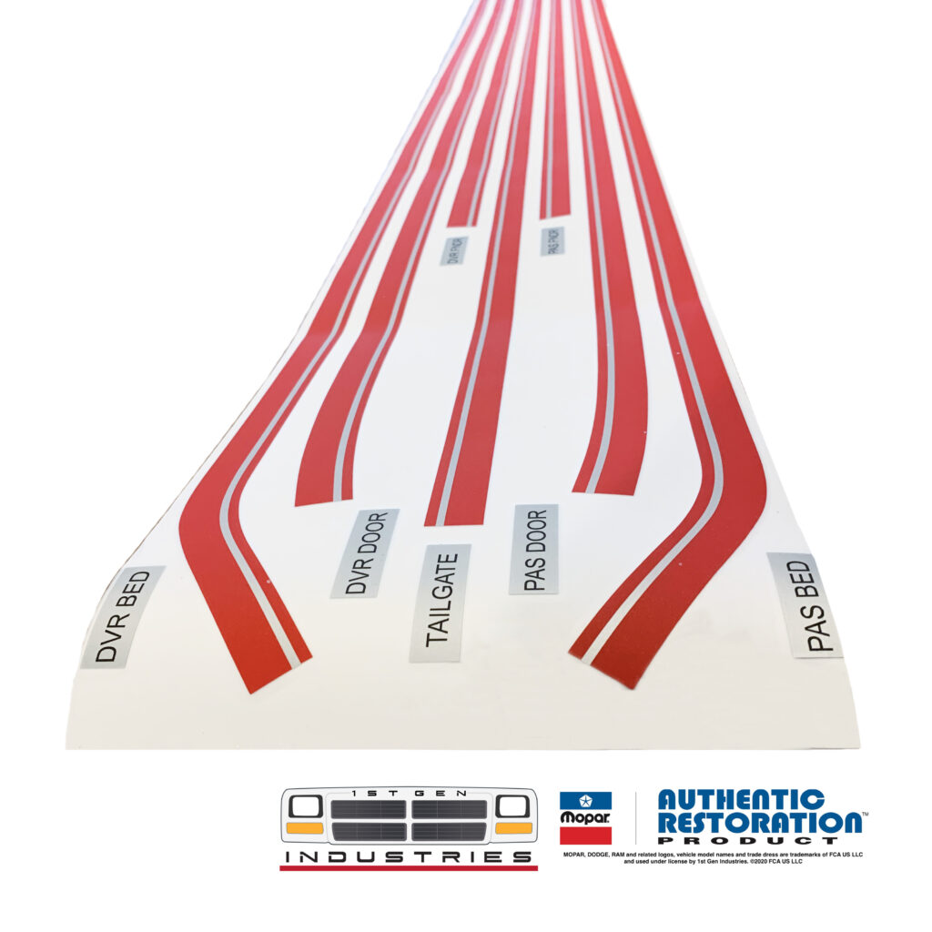 90-93 Bodyside Stripe Kit - Single, Club, Crew Cab - 1st Gen Industries